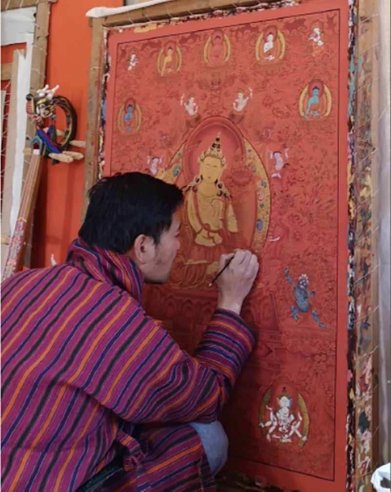 東籬畫廊 新唐卡藝術大師 Pema Rinzin 手繪特展 - 夢想誌